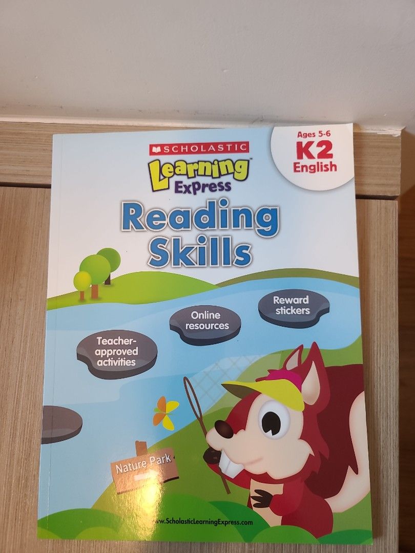 New k2 kindergarten English reading learning speaking spelling exercise scholastic, 興趣及遊戲, 書本 ...