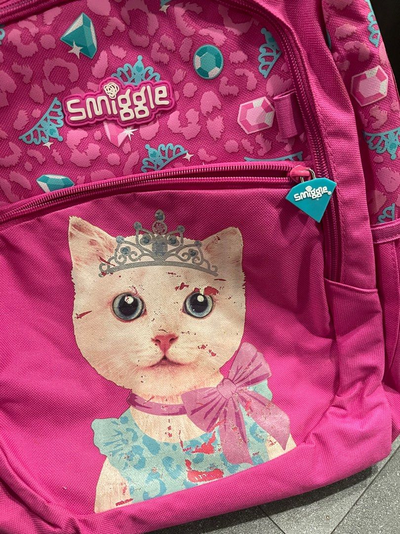 [NEW] Smiggle Cat Backpack on Carousell