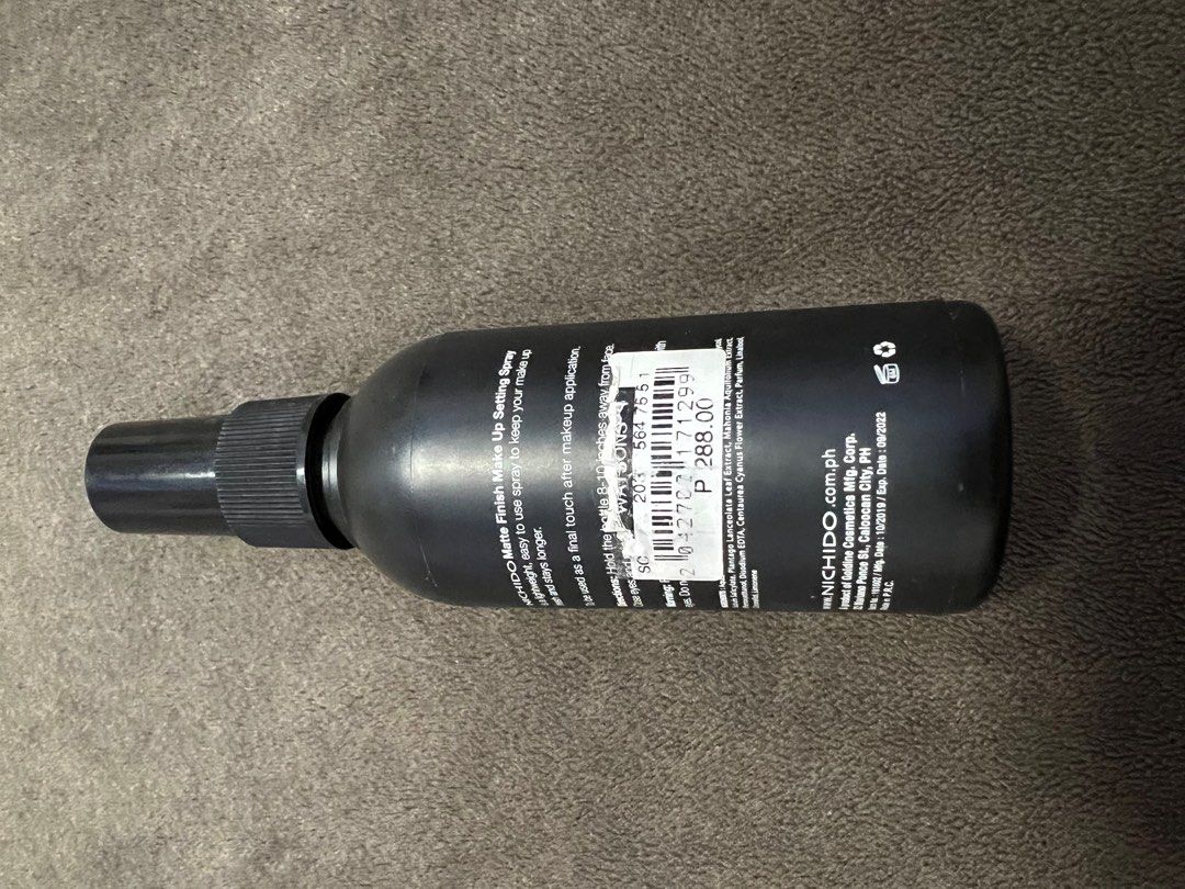 NICHIDO Matte Finishing Make-Up Setting Spray on Carousell