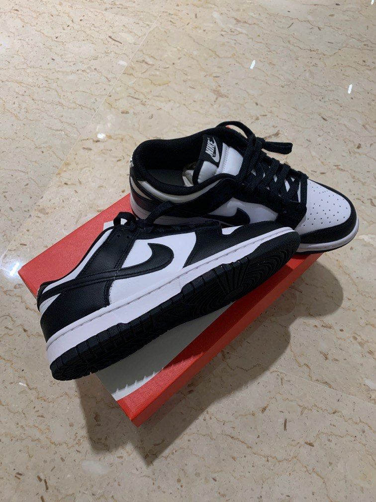 Nike Dunk Low Panda Men US 6.5, Nike Dunk Low Retro, Men's Fashion ...