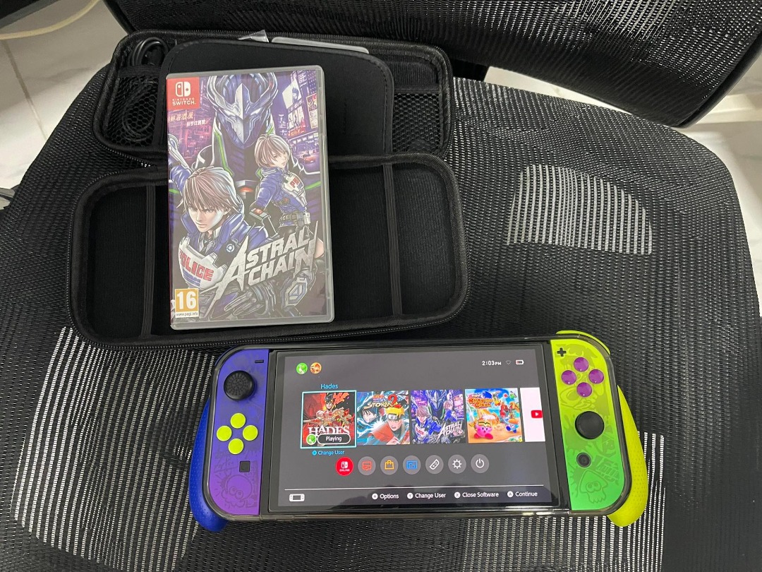 Nintendo Switch Oled Splatoon 3 Edition, Video Gaming, Video Game Consoles, Nintendo on Carousell