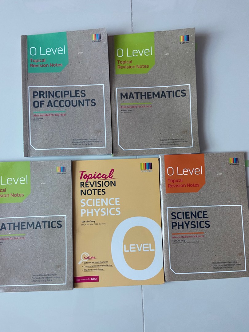 O Level Topical Revision Notes, Hobbies & Toys, Books & Magazines ...