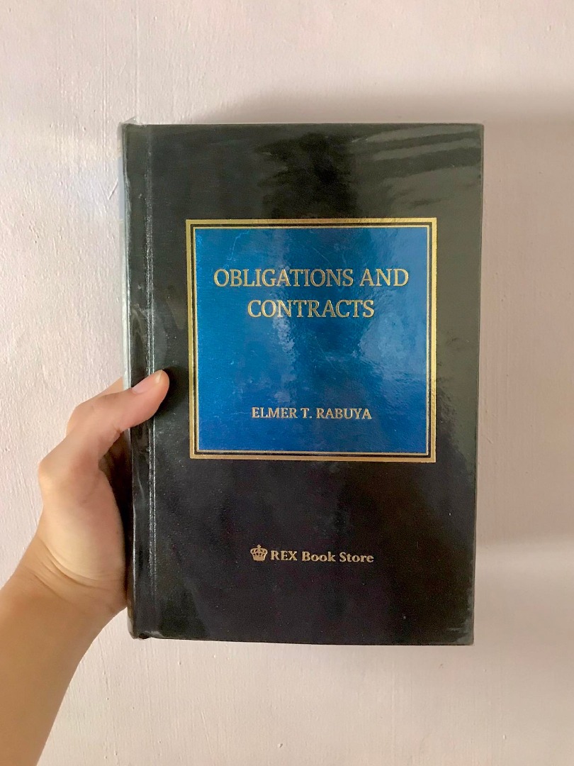 Obligations and Contracts by Elmer T. Rabuya 2019 Edition, Hobbies ...