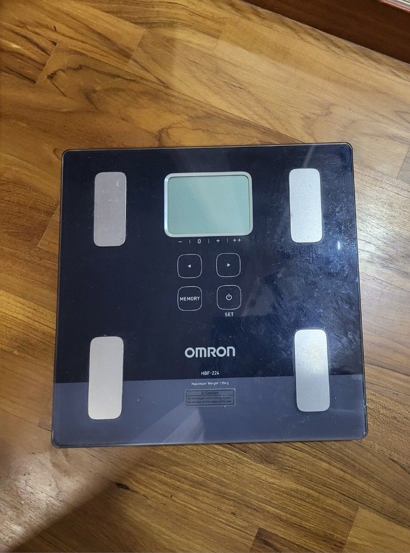 OMRON Digital weighing scale, Health & Nutrition, Health Monitors ...