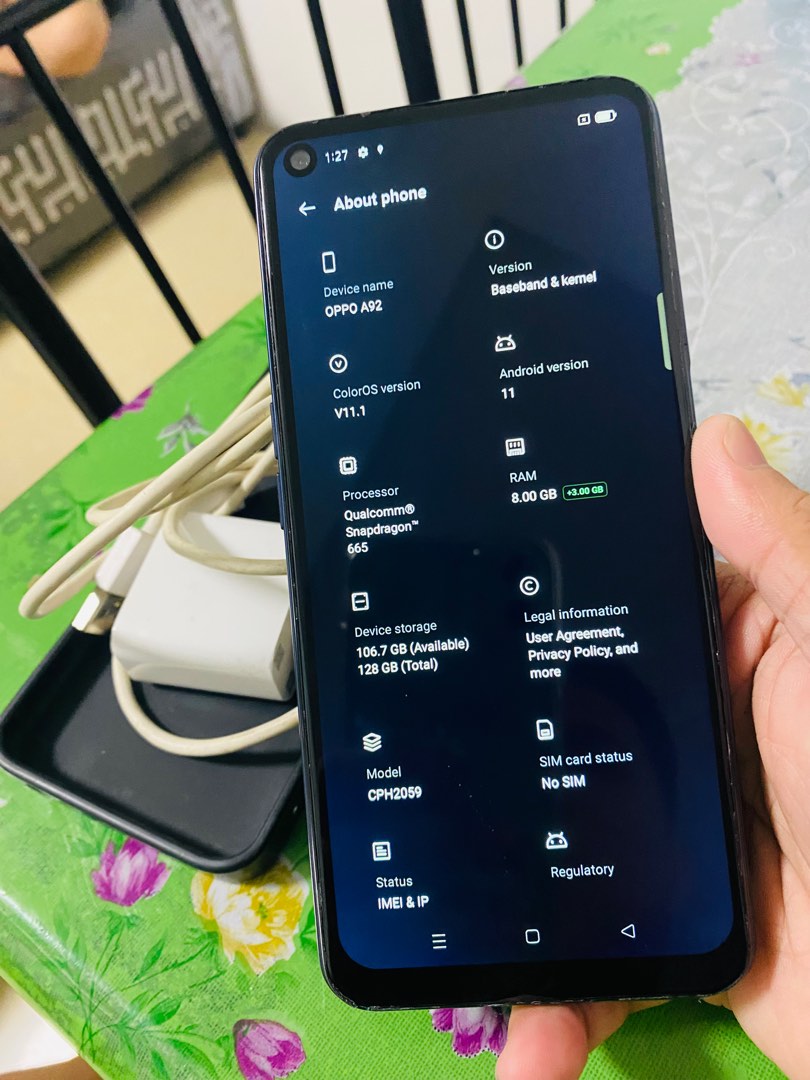 OPPO A92 128gb rom/8gb+3gb total 11gb ram, Mobile Phones & Gadgets, Mobile Phones, Android ...