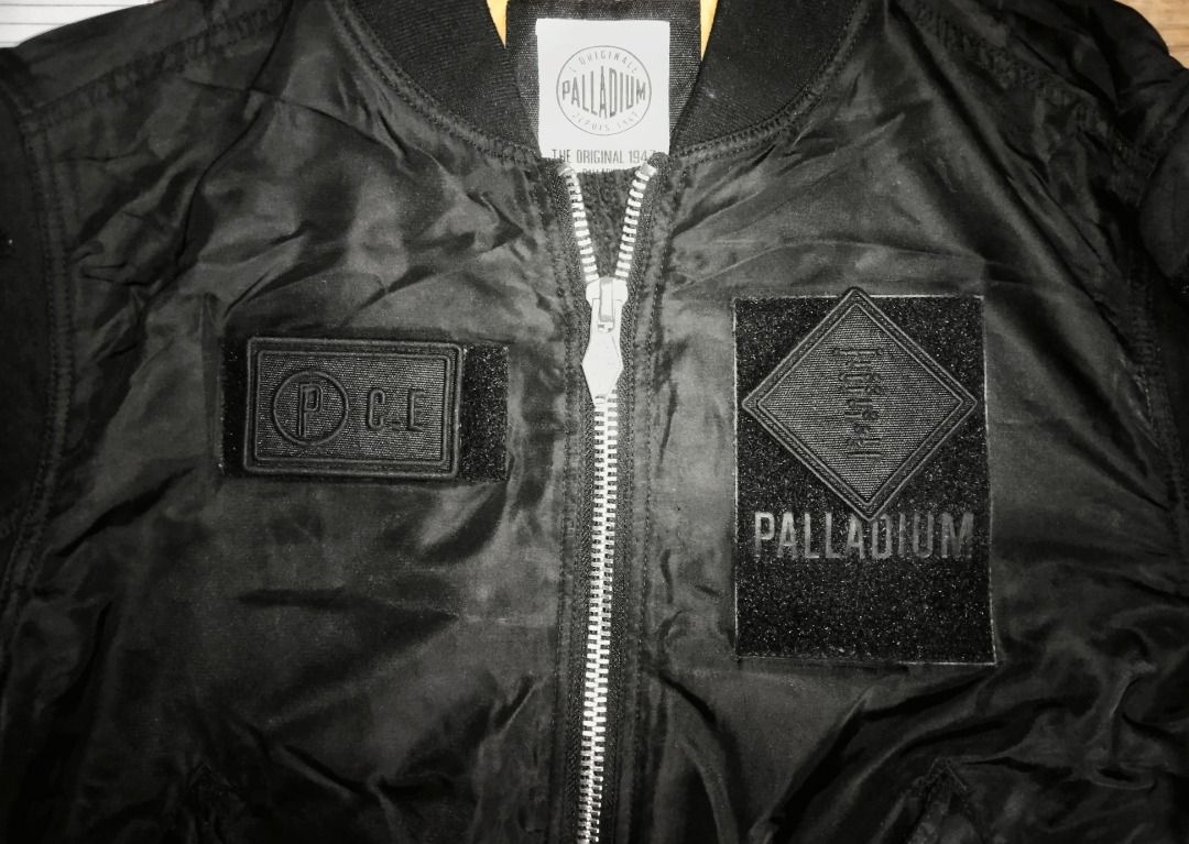 Palladium Black Combat Bomber Jacket, Men's Fashion, Coats, Jackets and ...