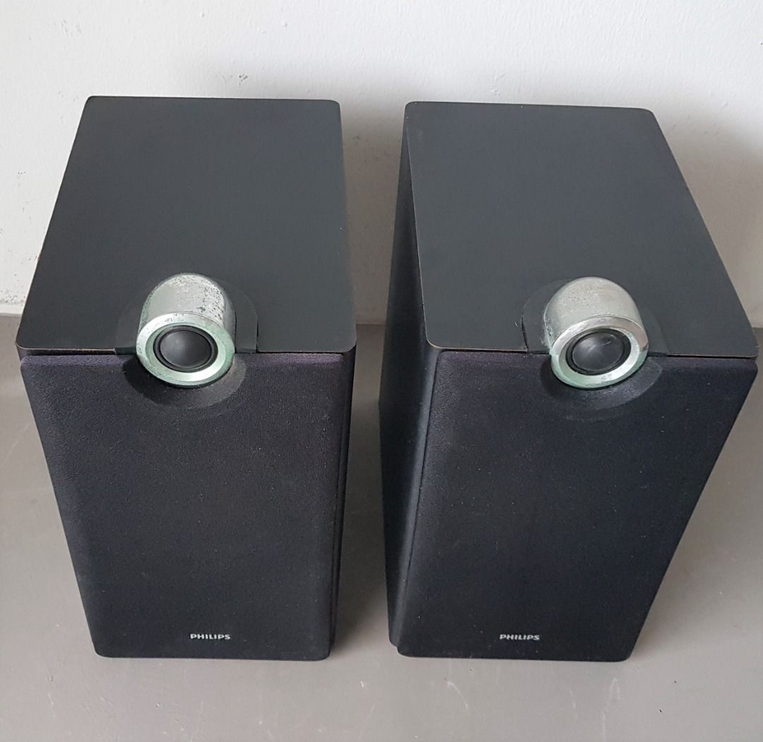 Philips 2-Way Speaker System, Philips DCD8000, 160 Watts, Top Mounted ...