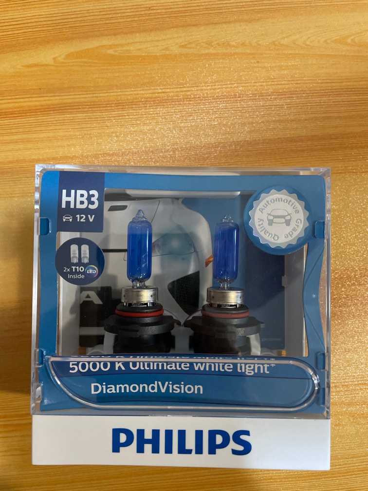 Philips Stylish Diamond Vision Halogen Car Headlight Bulb 12V | 1 Pair ...