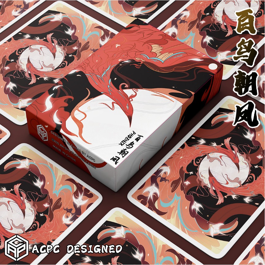 Phoenix by ACPC poker cardistry playing card 百鸟朝凤 花切扑克牌, Hobbies & Toys ...
