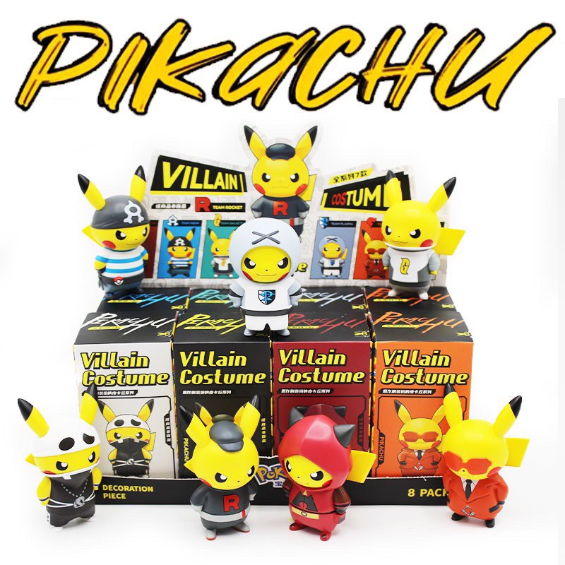 Pikachu Villain Collectibles, Hobbies & Toys, Toys & Games on Carousell