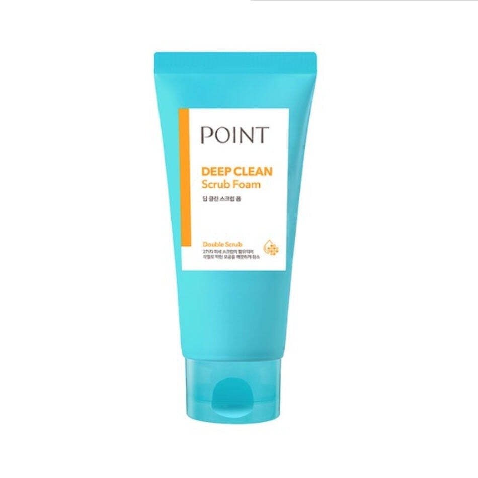 POINT Deep Clean Scrub Foam 150g (Exfoliate, use after face wash or ...
