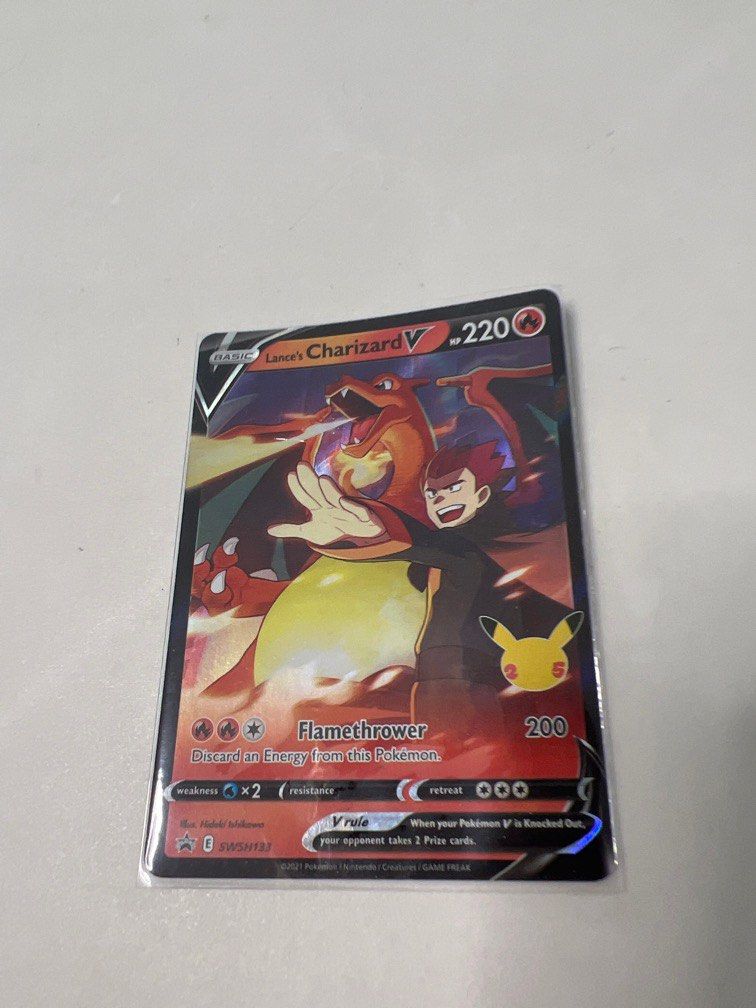 Pokemon Charizard V , Hobbies & Toys, Toys & Games on Carousell