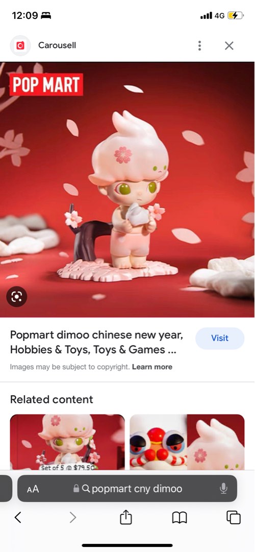Popmart Chinese new year dimoo, Hobbies & Toys, Toys & Games on Carousell