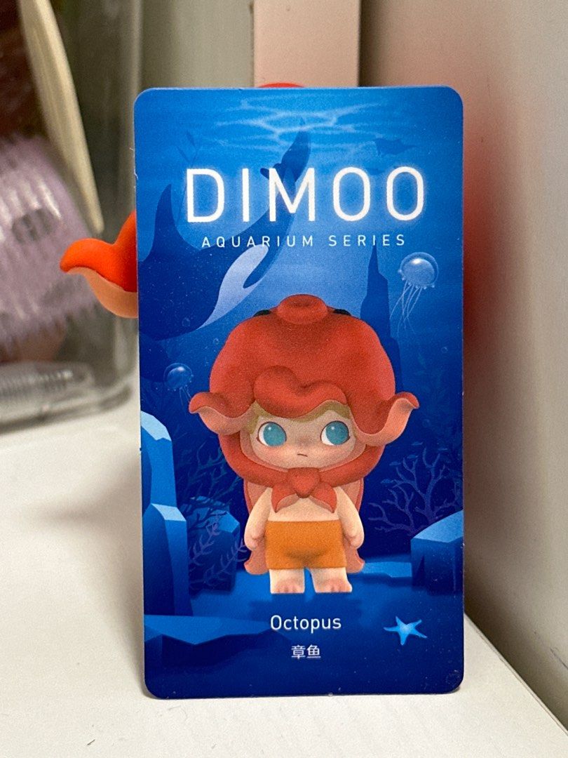 Popmart dimoo aquarium series (octopus), 興趣及遊戲, 玩具 & 遊戲類 - Carousell