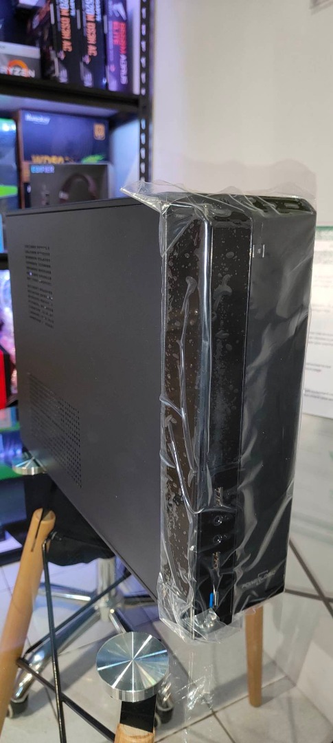 Powerlogic Q5 Slim Mini-Micro ATX PC Desktop Case with 600w PSU ...