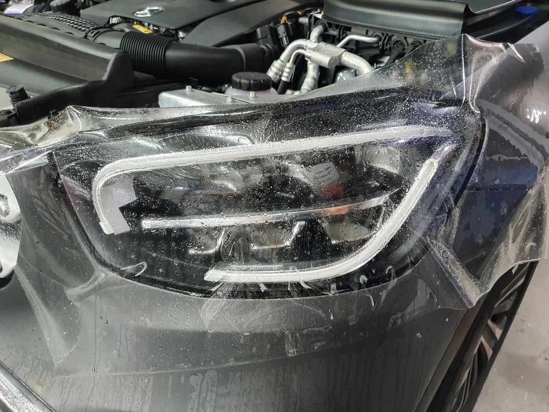 PPF Headlight Paint protection film wrap, Car Accessories, Accessories ...