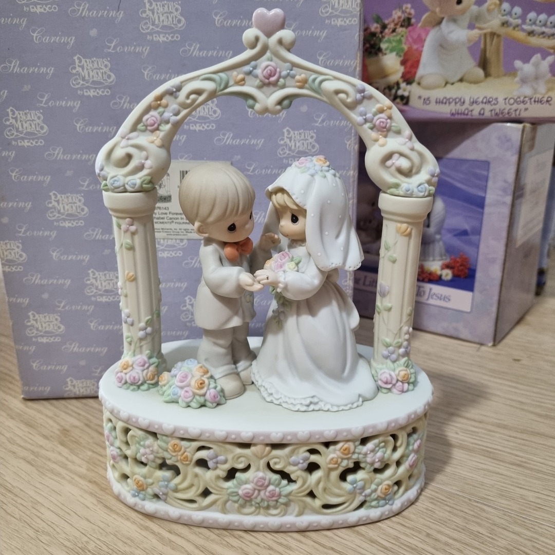 Precious Moments Porcelain Figurine I Give You My Love Forever True ...