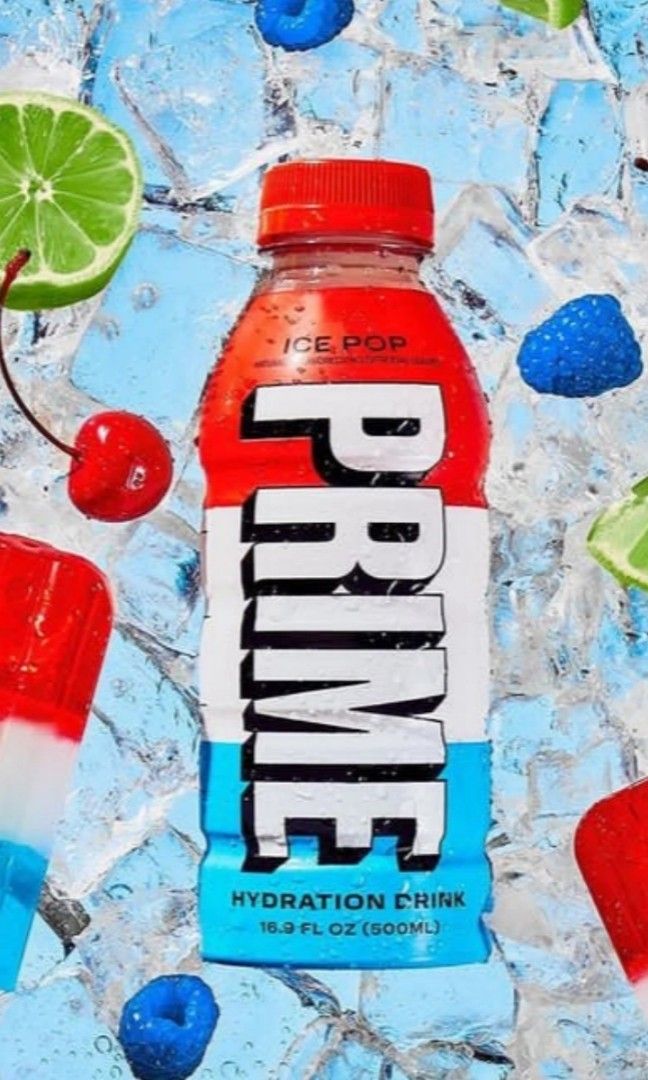 PRIME HYDRATION DRINK ICE POP., Food & Drinks, Beverages on Carousell