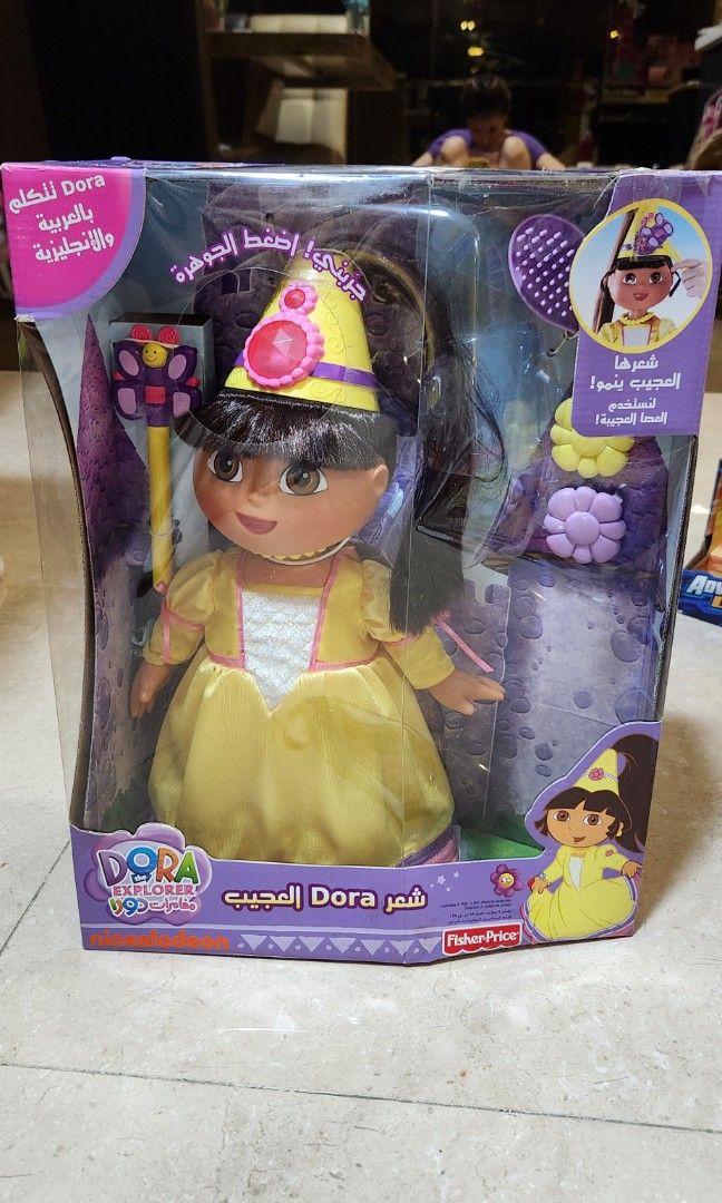 Fisher-Price - Dora Magic Hair Fairytale (Arabic), Hobbies & Toys ...