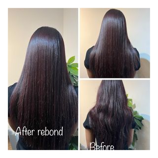 Homebased Soft Rebond $98(up$140) free hair cut & treatment all lenght ...