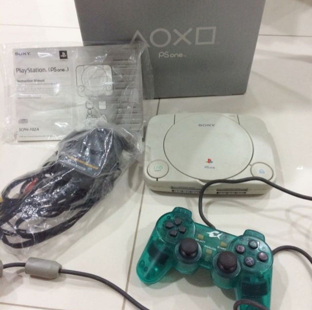 PSone console, Video Gaming, Video Game Consoles, PlayStation on Carousell