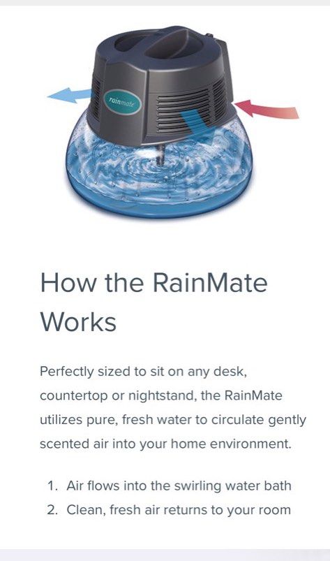 Rainbow RainMate (water-based) Air Purifier, TV & Home Appliances, Air ...