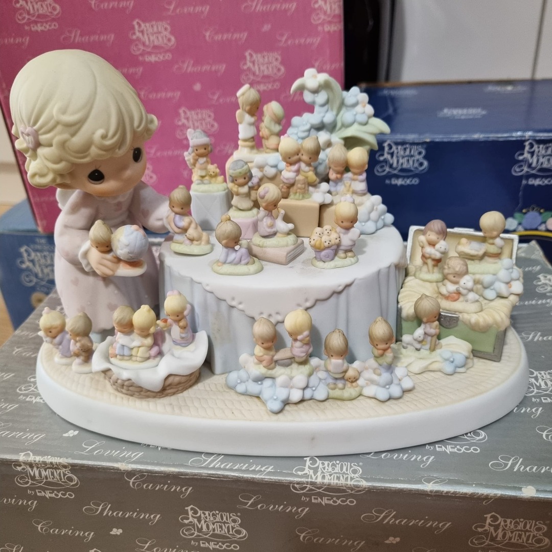 Rare Precious Moments From The Beginning #110238 Limited Edition 25th Anniversary, Hobbies ...