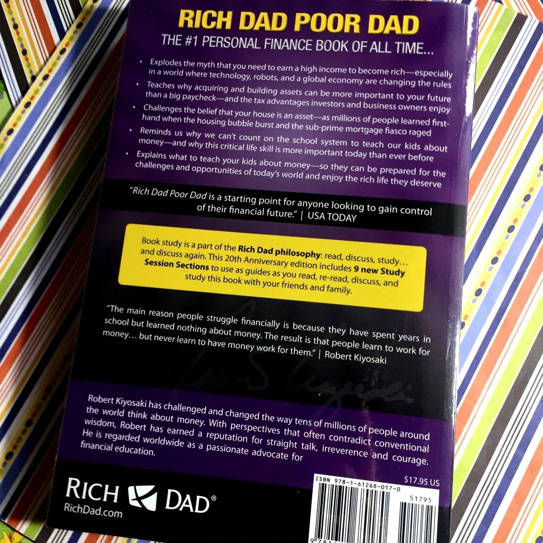 Rich Dad Poor Dad By Robert Kiyosaki Hobbies And Toys Books