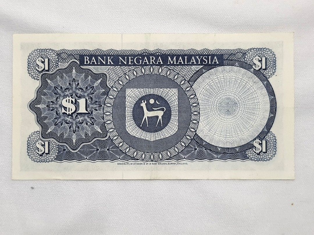 RM 1 Old Note Satu Ringgit First Series, Hobbies & Toys, Collectibles & Memorabilia, Currency on ...
