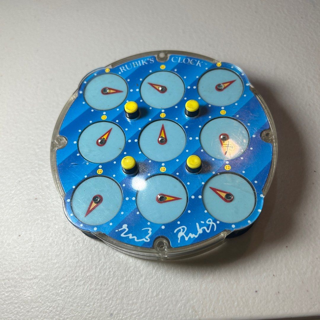 Rubiks clock matchbox vintage, Hobbies & Toys, Toys & Games on Carousell