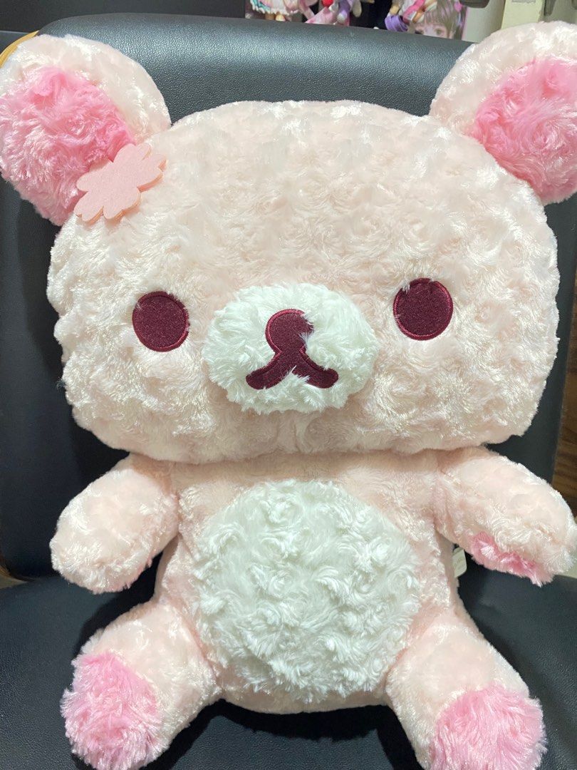 Sakura Rilakkuma ROSE PATTERN Plush (50 CM) on Carousell