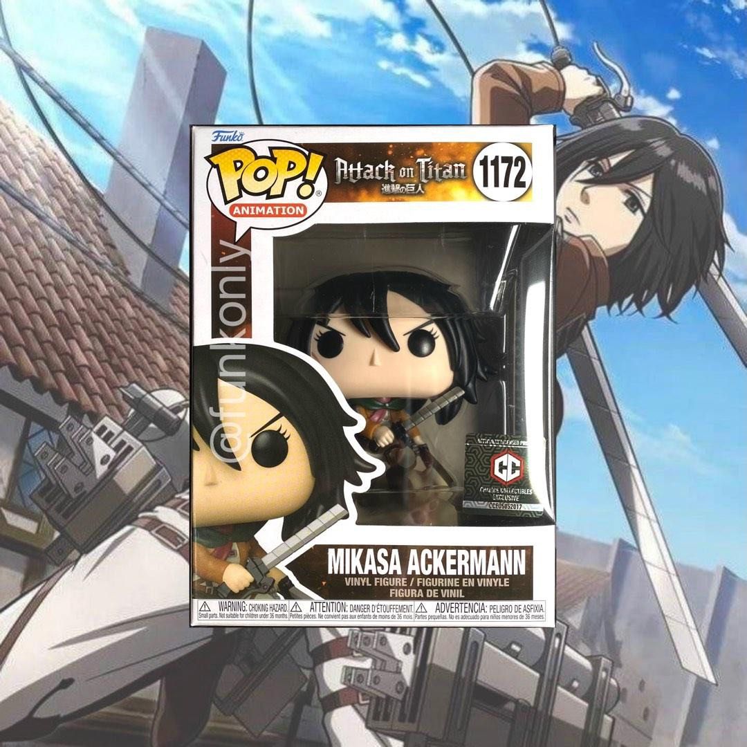 [SALE] Chalice Exclusive Sticker Attack on Titan: Mikasa Ackerman with ...