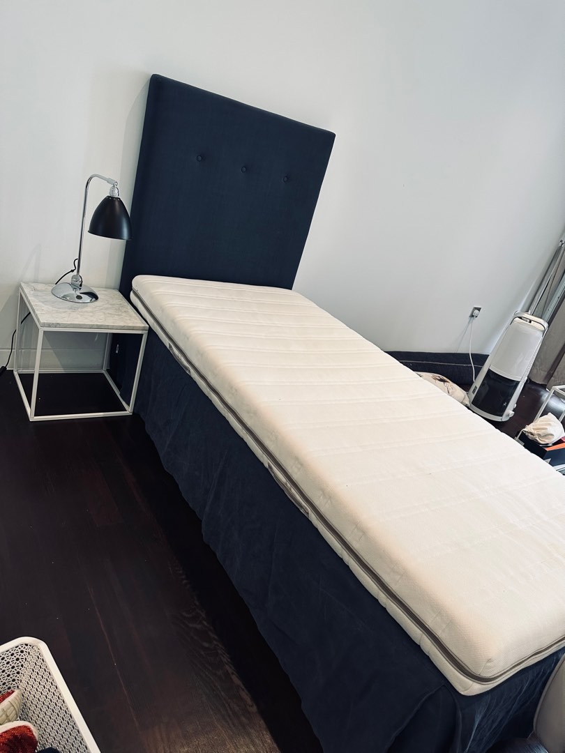 Scandinavian style single bed, Furniture & Home Living, Furniture, Bed ...