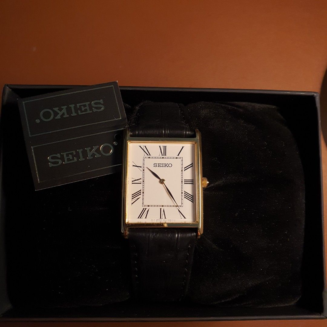 Seiko Tank, Men's Fashion, Watches & Accessories, Watches on Carousell