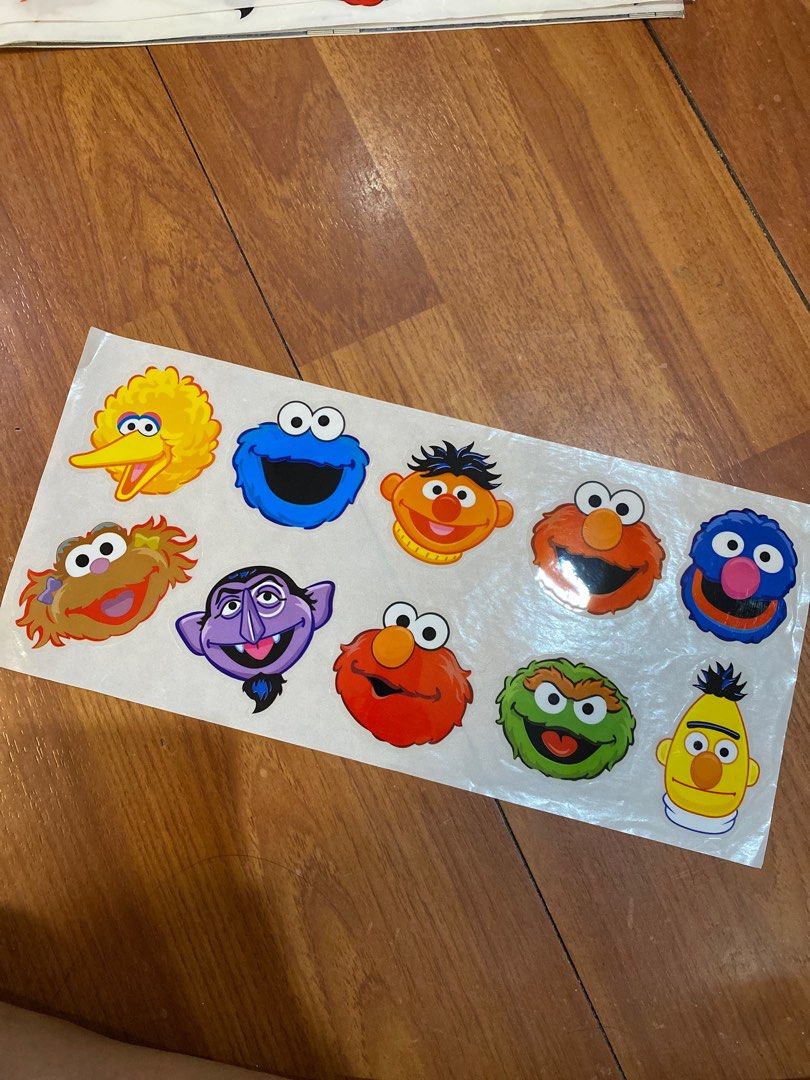 Sesame Street Stickers ( 10 ), Hobbies & Toys, Stationary & Craft ...