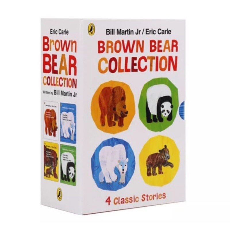 [SG SELLER] Eric Carle Brown Bear Collection Box Set (4 Board Books ...
