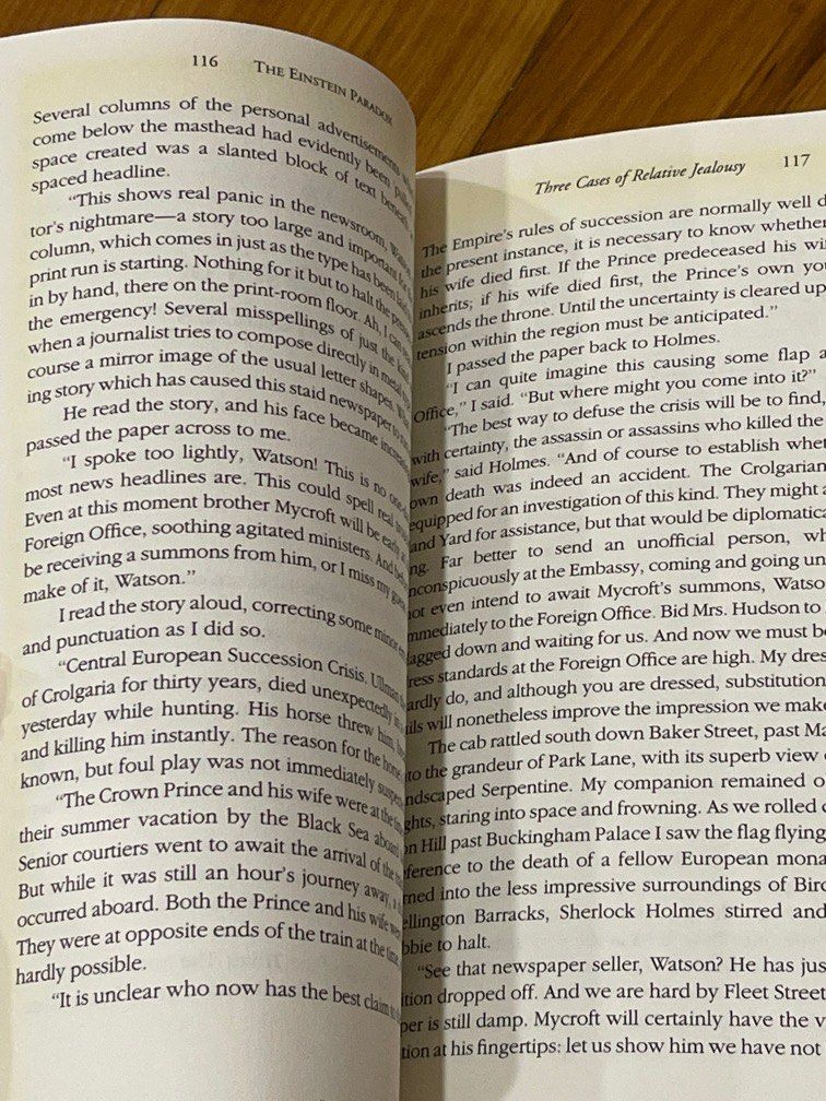 Sherlock Holmes The Einstein Paradox, Hobbies & Toys, Books & Magazines ...