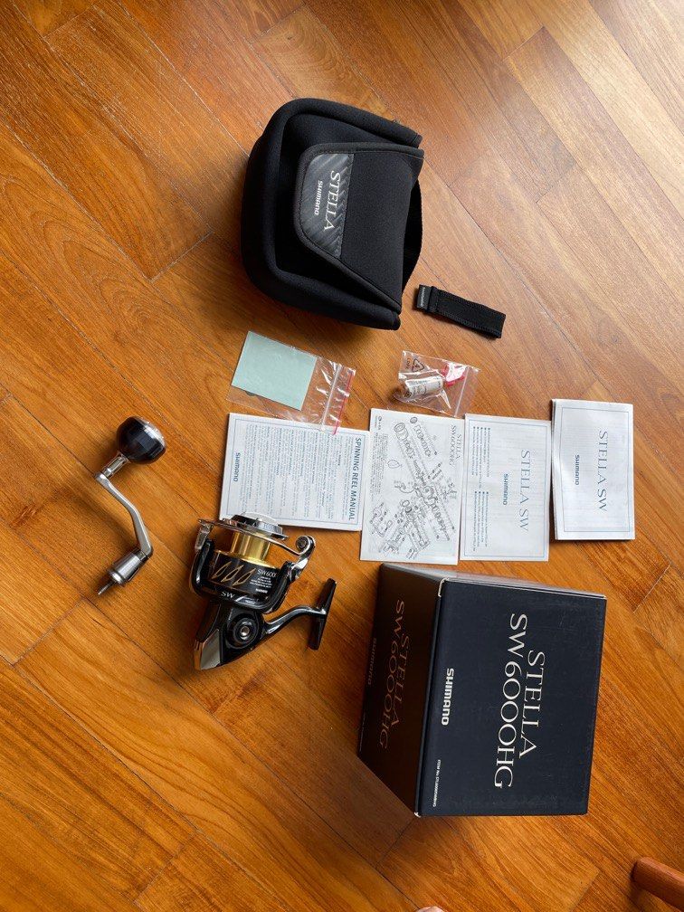SHIMANO STELLA SW 6000 HG FISHING REEL, Sports Equipment, Fishing on ...
