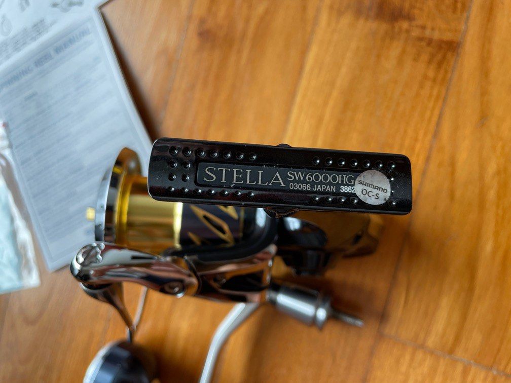 SHIMANO STELLA SW 6000 HG FISHING REEL, Sports Equipment, Fishing on ...
