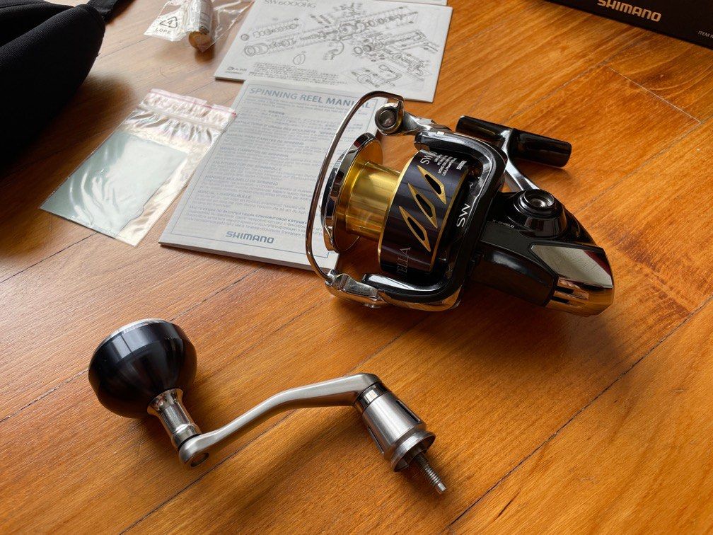 SHIMANO STELLA SW 6000 HG FISHING REEL, Sports Equipment, Fishing on ...
