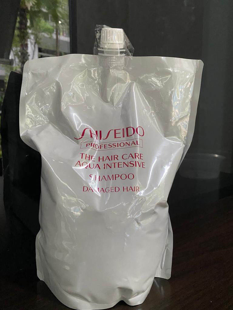 Shiseido Aqua intensive shampoo - BIG PACK 1800ml, Beauty & Personal Care, Hair on Carousell