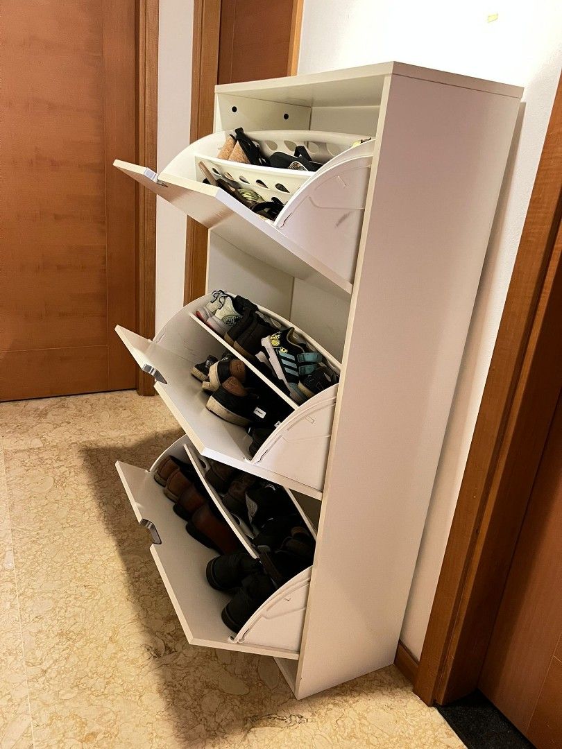 Shoes cabinet IKEA STALL, Furniture & Home Living, Furniture, Shelves, Cabinets & Racks on Carousell