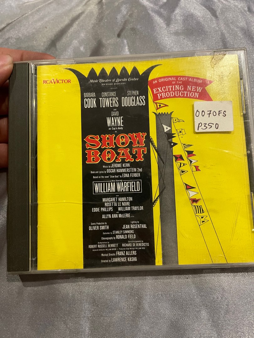 Show Boat Original Cast Album CD (damaged case), Hobbies & Toys, Music ...