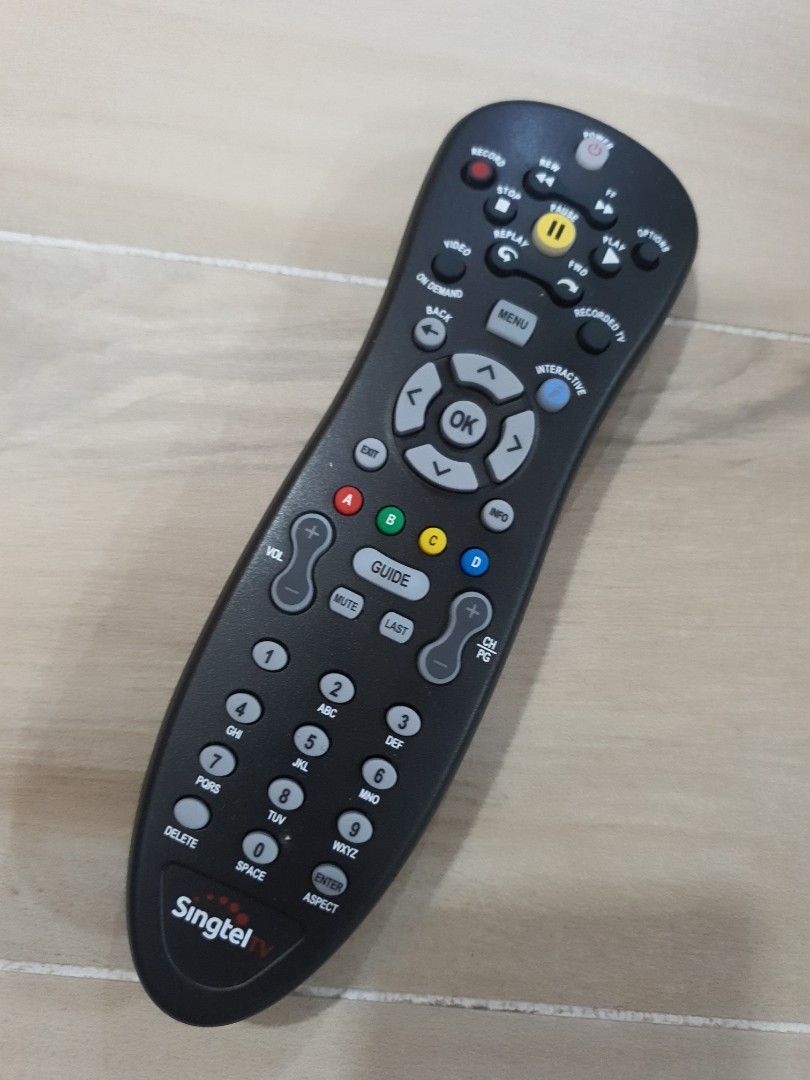 Singtel TV Working Remote, TV & Home Appliances, TV & Entertainment ...