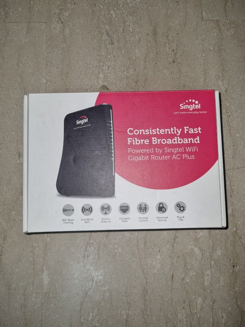 Singtel WiFi Gigabit Router AC Plus, Computers & Tech, Parts ...