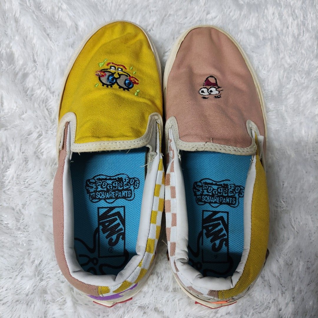 Slip on Vans Collabs SpongeBob 39, Fesyen Pria, Sepatu , Lainnya di ...