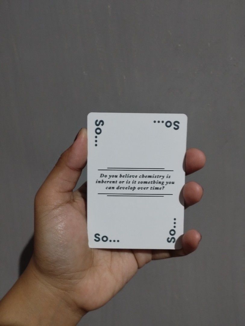 So cards deep conversation starter, Hobbies & Toys, Stationary & Craft ...