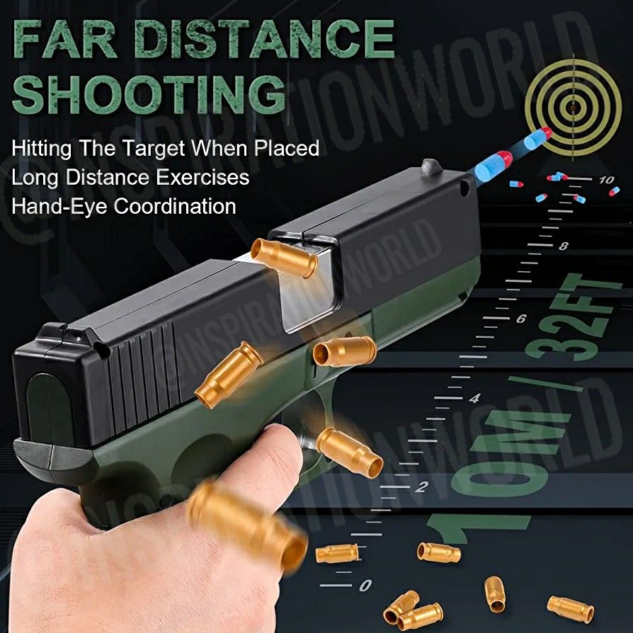 Soft Toy Bullet Glock Gun, Hobbies & Toys, Toys & Games on Carousell