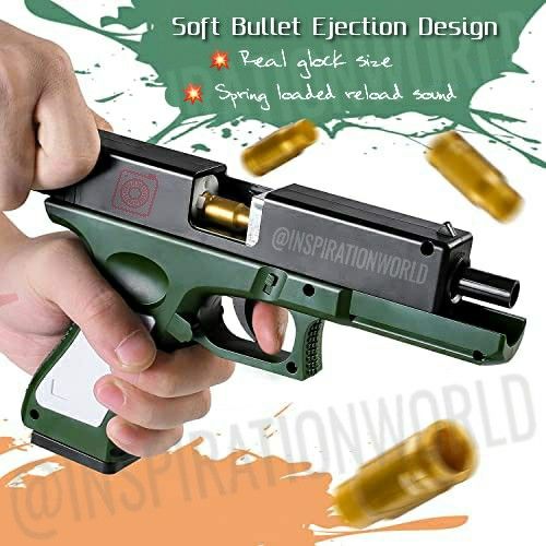 Soft Toy Bullet Glock Gun, Hobbies & Toys, Toys & Games on Carousell