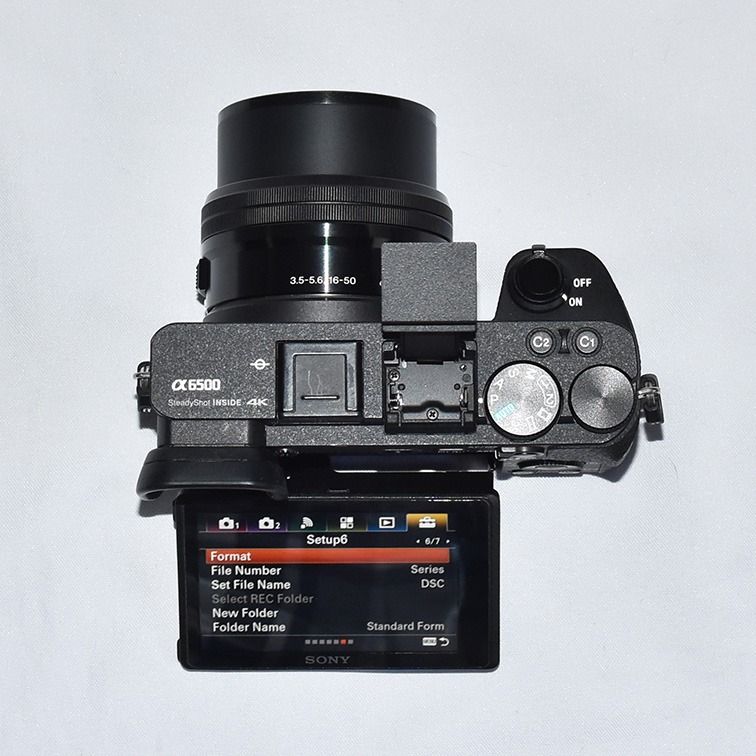Sony A6500 premium mirrorless camera w/ 16-50mm OSS Lens (Complete box ...